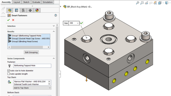SOLIDWORKS Toolbox: How You Can Add Nuts and Bolts Quickly with Smart Fasteners