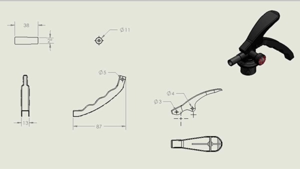 Isolating Bodies in Drawing Views for Multibody Parts in SOLIDWORKS