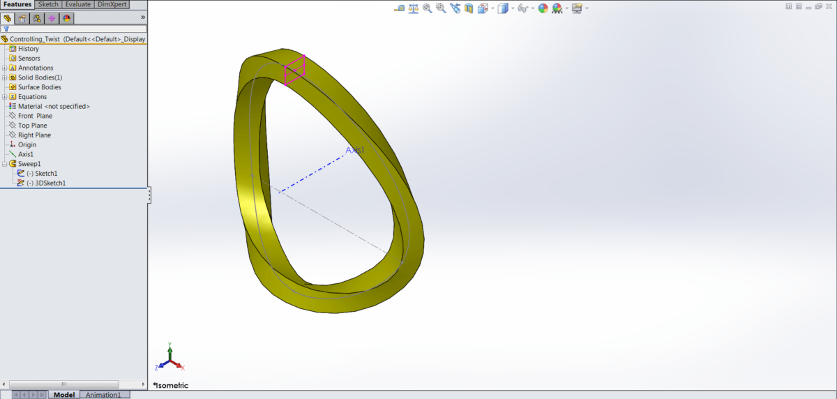 Advanced Sweep Feature Techniques in SOLIDWORKS