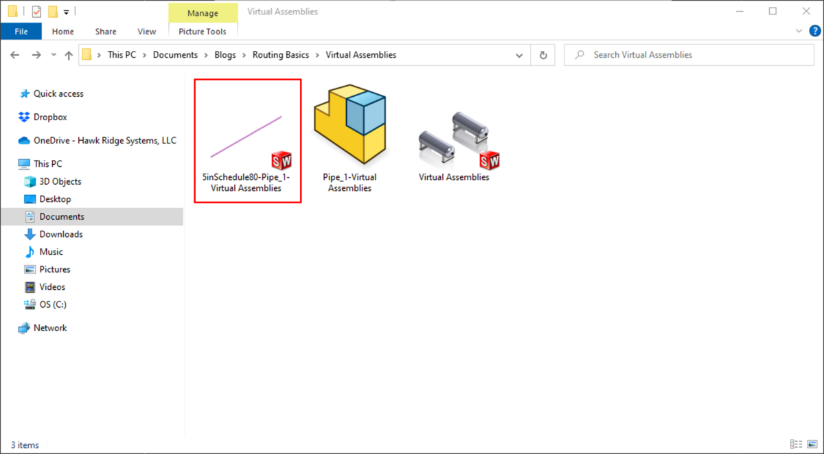 Save and Embed Files With SOLIDWORKS Routing System Options