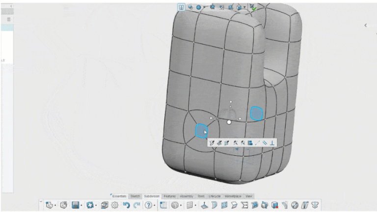 Subdivision Modeling Made Easy Using 3DSculptor