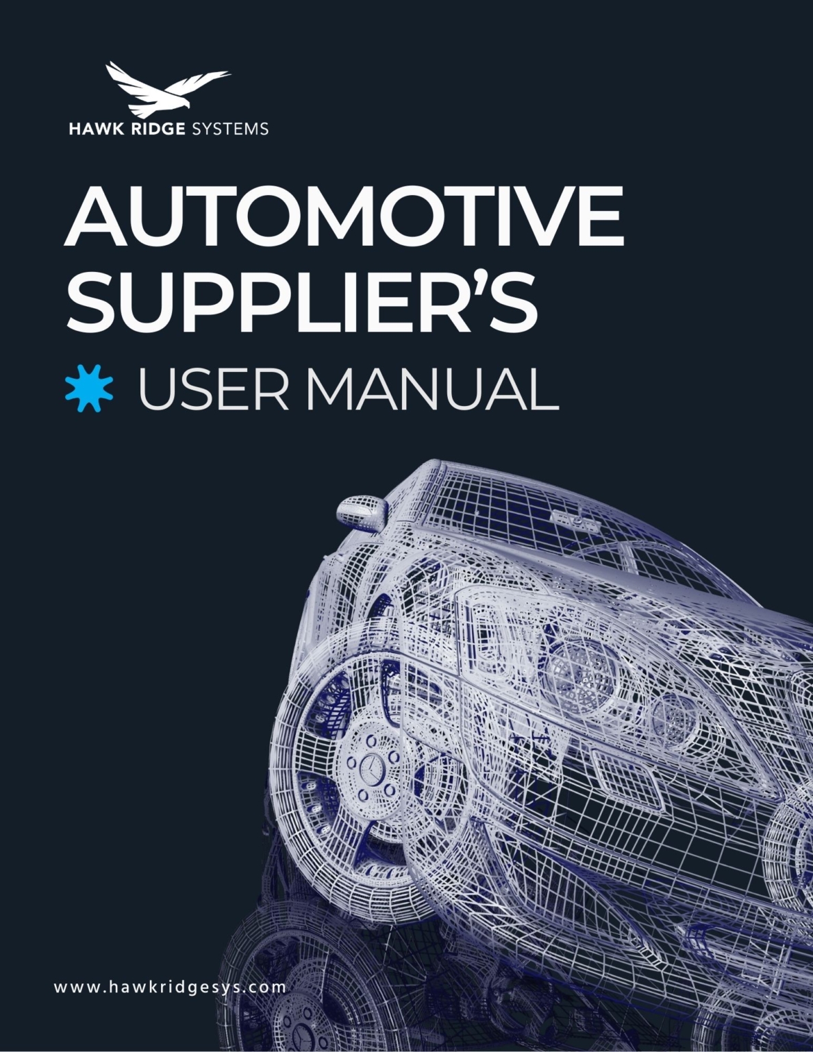 Automotive Supplier’s User Manual - Hawk Ridge Systems