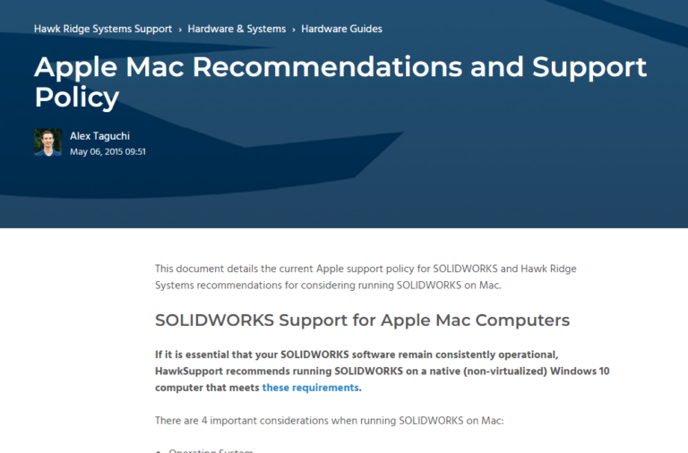 Can I Run SOLIDWORKS on a Mac?