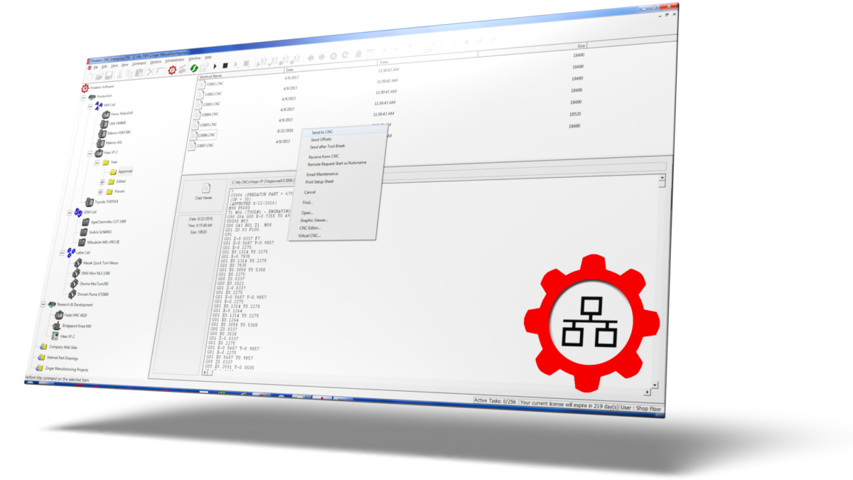 Predator DNC - Network Your CNC Machines & Files