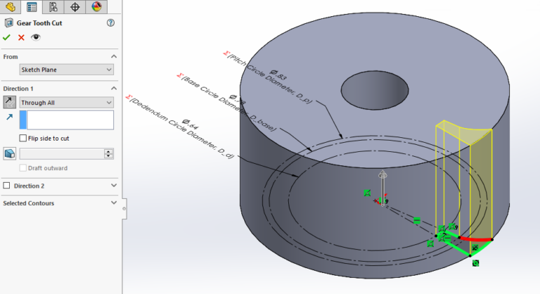 How to Model Accurate Involute Spur Gears in SOLIDWORKS
